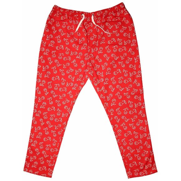 Chiragh Apparel | Pants | Mens Pants Joggers Red White Floral ...